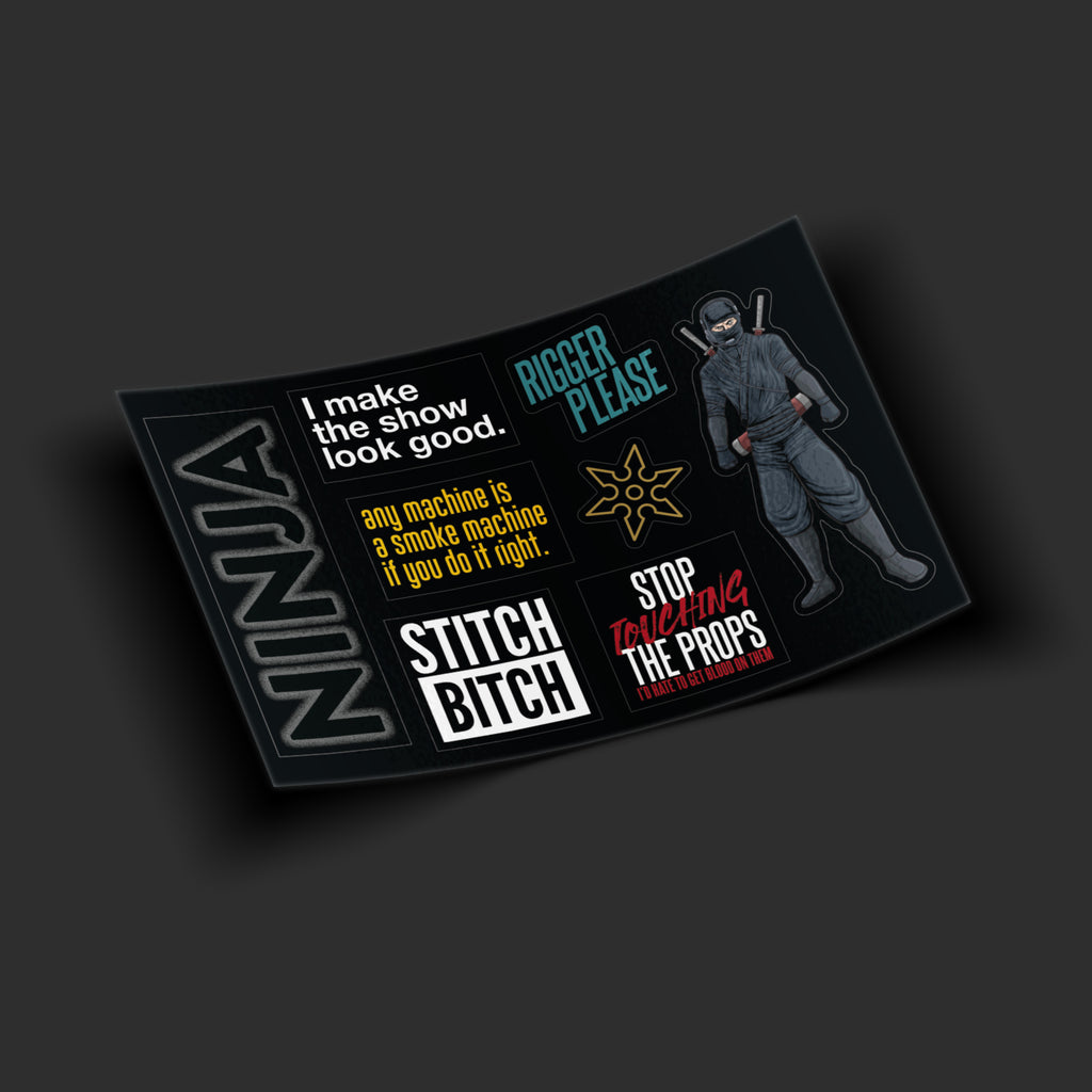 NINJA Sticker Sheet