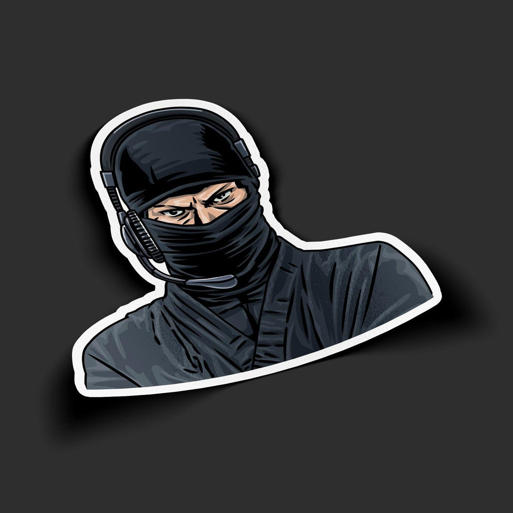 Headset Ninja Sticker