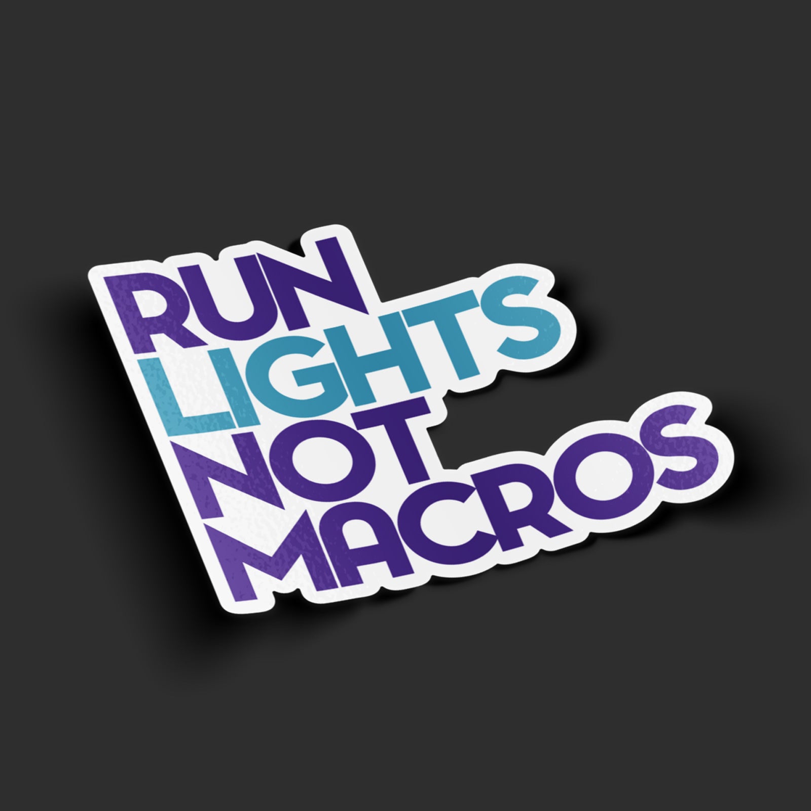 Run Lights Sticker